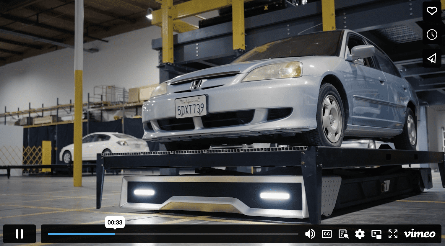 Automated robotic parking systems - Volley Automation